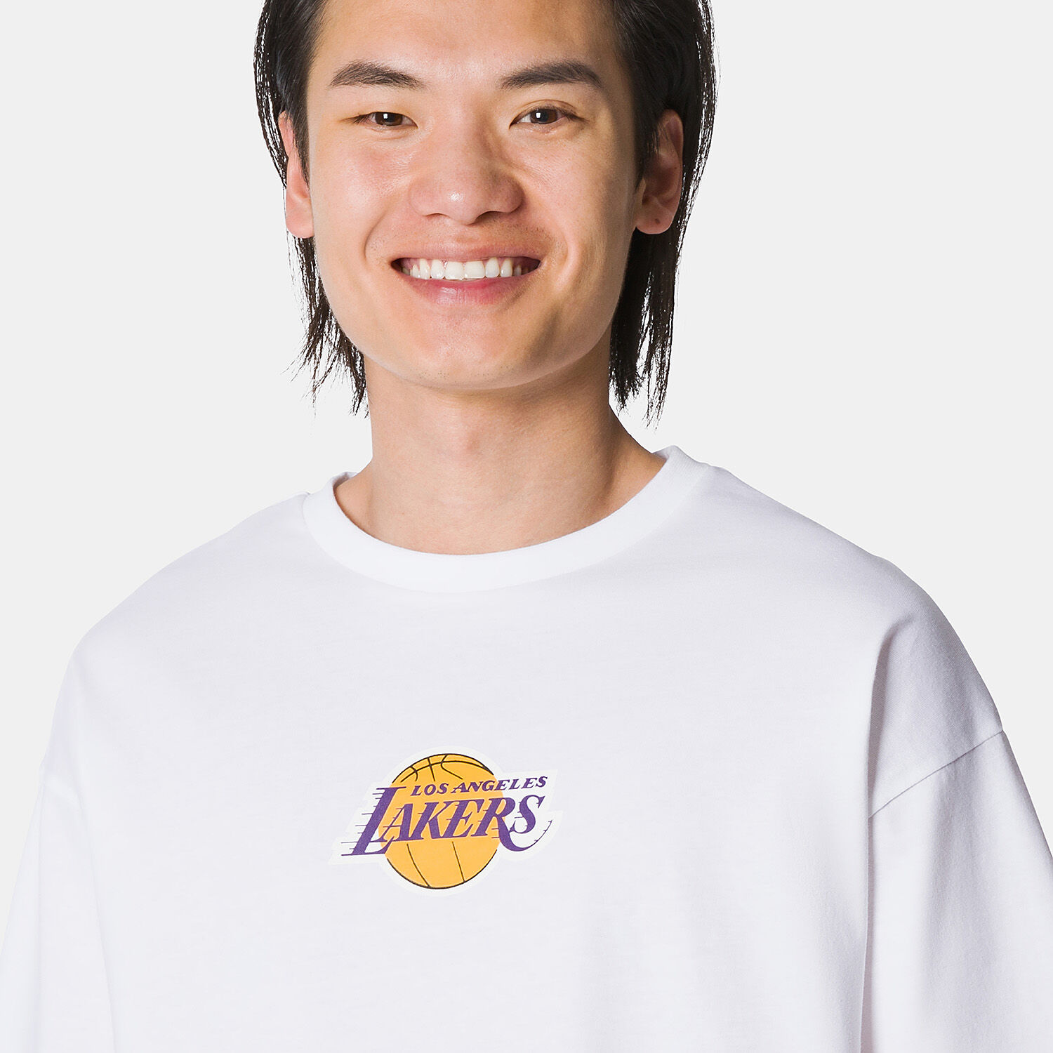 New Era LA Lakers NBA Arch Graphic White, Purple and Yellow New Era LA Lakers NBA Arch Graphic White, Purple and Yellow